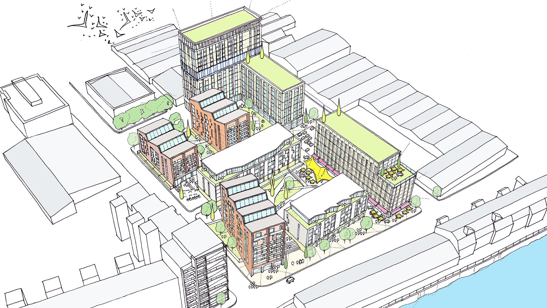 Lancefield Quay Glasgow | Master Plan Village Architecture | Keppie Design