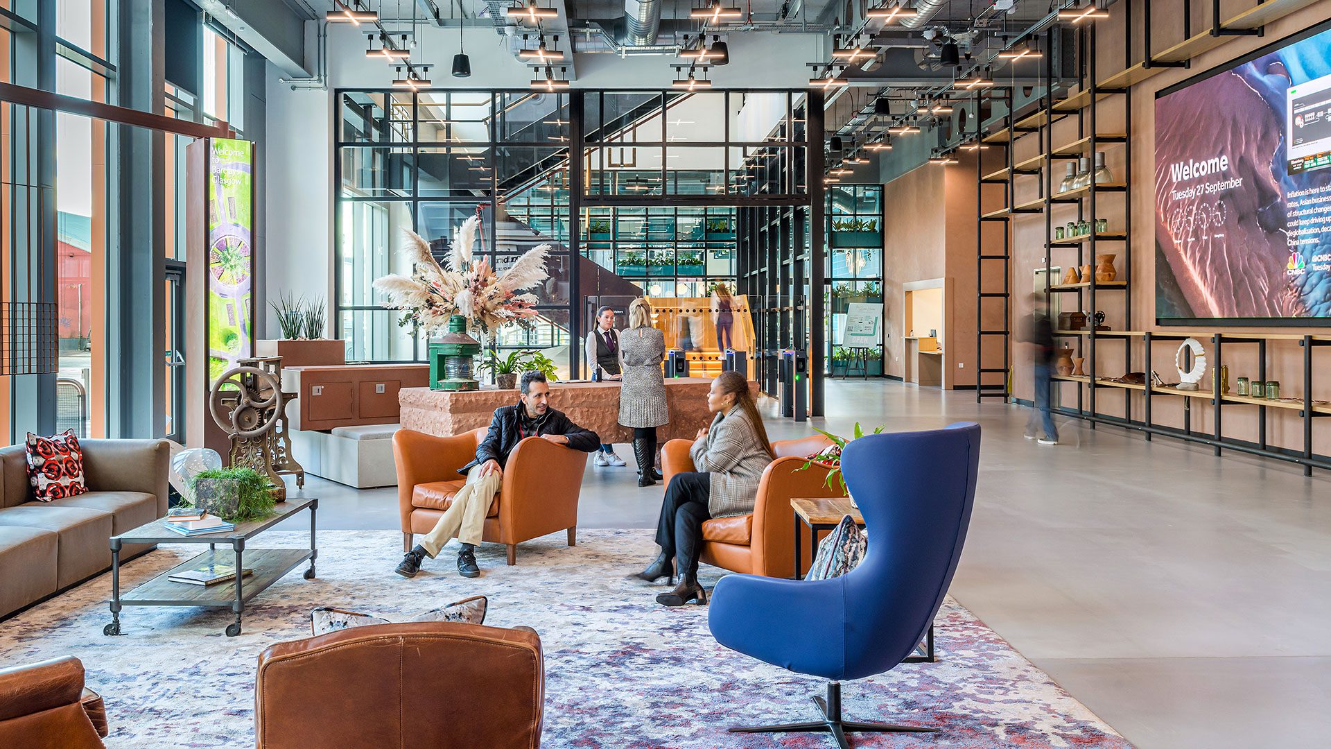 Barclays Campus, Glasgow. Workplace design by Keppie Design